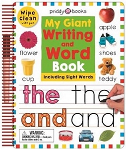 Giant Spiral Wipe Clean Writing & Word Book | Baker & Taylor