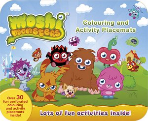 Moshi Monsters Colouring and Activity Placemat | Baker & Taylor